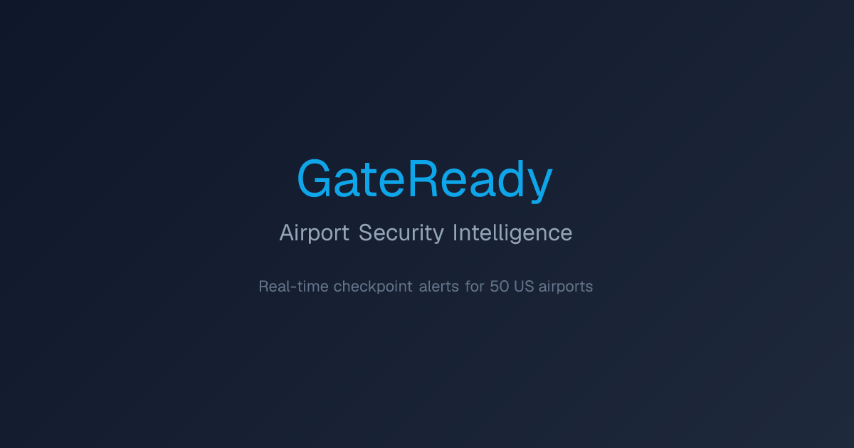 St. Louis Lambert International Airport (STL) Security Wait Times ...